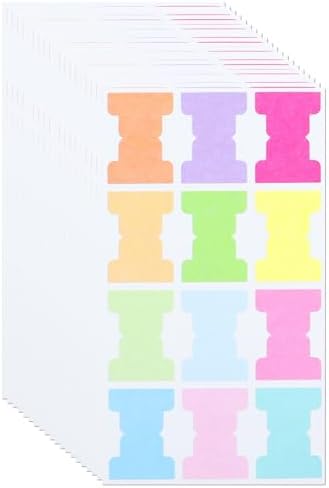 Sticky Index Tabs 20 Sheets in 12 Colors, Writable Sticky Notes Flags ...
