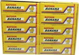 Batook 5 Sticks Banana Chewing Gum 20 X 12.5g - Pack of 1, 250g ...