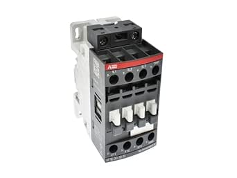 ABB, AF16-30-10-13, 3 Pole, 18 Amps, 100-250V AC/DC Coil, IEC Rated Contactor, Controls - Amazon ...