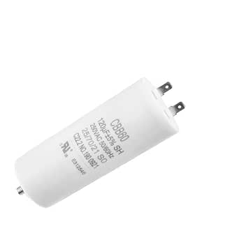 1piece CBB60 120 uF 250v AC 50/60Hz ± 5% Capacitor Double Insert ...