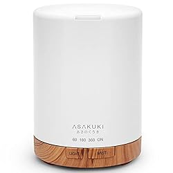 Amazon.com: ASAKUKI 300ML Essential Oil Diffuser, Quiet 5-in-1 Premium ...