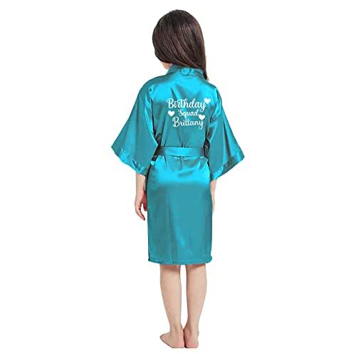 Amazon.com: Unicorn Birthday Robes, Personalized Girls Robes with ...