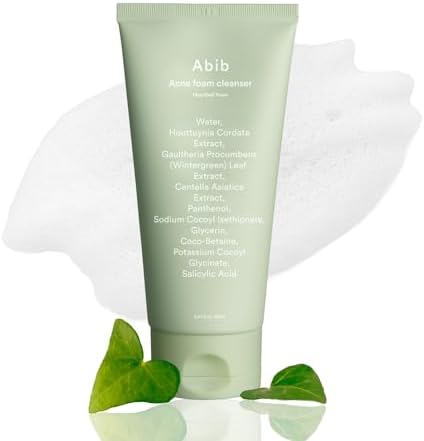 Amazon.com: Abib Acne Foam Cleanser Heartleaf Foam 5.07 fl oz / 150 ml ...