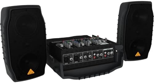 Amazon.com: Behringer PK110A 10" 320W 2-Way Active PA Powered Speaker ...