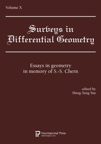 Buy Surveys In Differential Geometry, Vol.: Tribute To Professor S-S ...