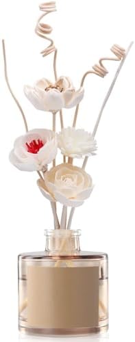 Amazon.com: Oxmidud Flowers Reed Diffuser Sticks Set, Scent Diffuser ...