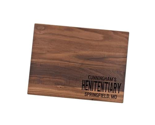 Amazon.com: Personalized Henitentiary Walnut Cutting Board | Hen House ...