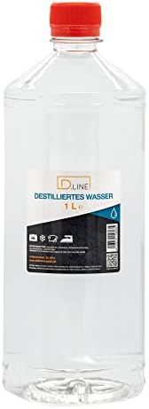 D.LINE Destilliertes Wasser 1 Liter, Entmineralisiert nach Vorschrift ...