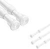 Amazon.com: AIZESI Spring Tension Curtain Rods Short Tension Rod (White ...