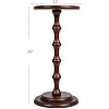 Amazon.com: Creative Co-Op Ergo Pedestal Cocktail Side Table, Dark ...