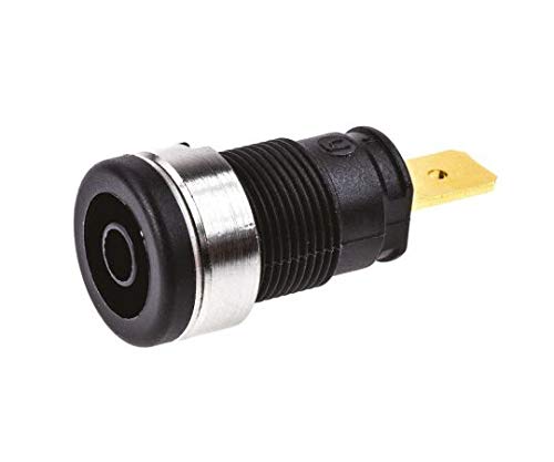 Hirschmann Test And Measurement Socket, 4Mm, Shrouded, Black, Pk5, SEB ...