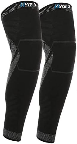 Hykes Orthopedic Knee & Calf Compression Sleeve with Anti Slip, Leg ...