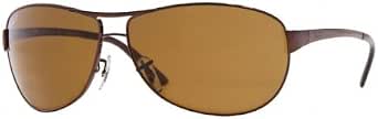 Amazon.com: Ray-Ban Warrior RB 3342 Sunglasses (All Colors) NEW, 6012 ...