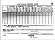 Individual Record Card : Broadman & Holman Publishers: Amazon.in: Books