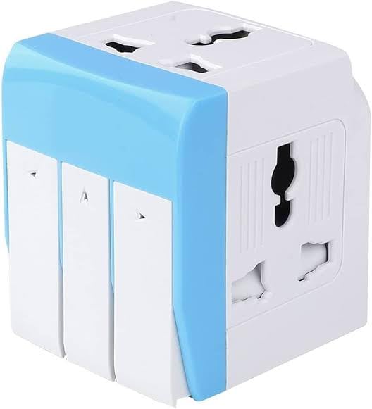 Ganix Universal Travel Adapter Multi-Plug with Individual Switch Socket ...