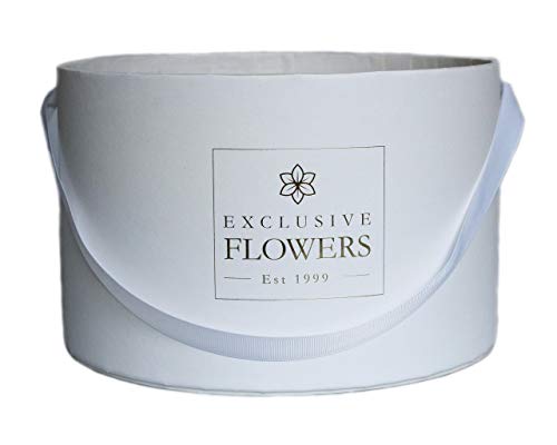 Amazon.com: Gift Box Round Luxury Flower Box Wedding decor Handmade in ...