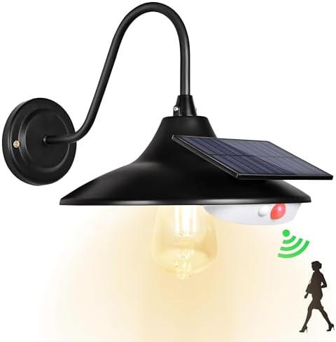 Aurolit Barn Light Solar Powered Wall Mounted, Upgraded Auro B ...