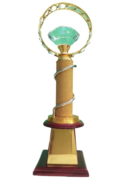 Metal Golden Winning Trophy/Award for Winners (12 Inches) : Amazon.in ...