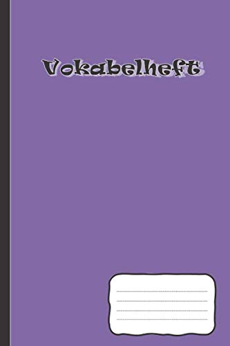 Amazon.co.jp: Vokabelheft: DIN A5 | 120 Seiten | Liniert | Vokabelheft ...