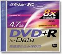 Amazon.com: Victor DVD+R Disc (for PC Data) [VP-R47F] : Electronics