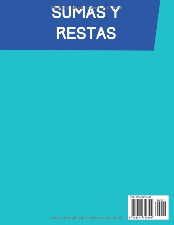 Snapklik.com : Sumas Y Restas: Cuaderno De Ejercicios De Matematicas ...