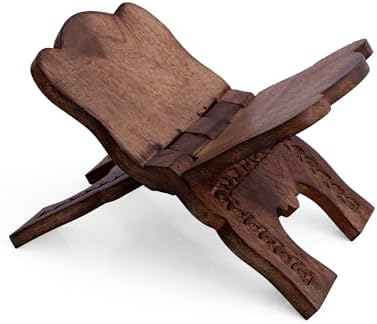 Amazon.com : Beautiful Handmade Wooden Prayer Book Display Stand Holder ...