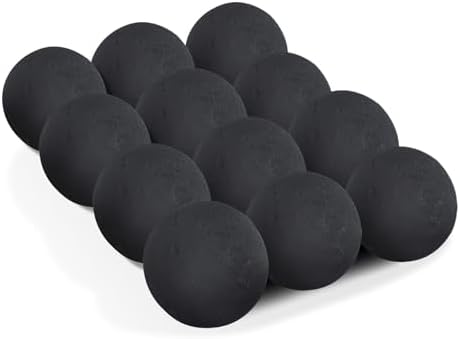 Amazon.com: Ceramic Fire Balls, 5 Inch Set of 6 Round Fire Stones ...