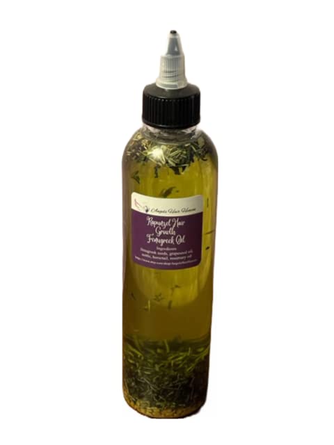 Amazon.com: 8 oz Rapunzel hair growth fenugreek oil with rosemary oil ...