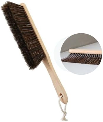 Amazon.com: Hand Broom Brush,Natural Wooden Handle Soft Bristles ...