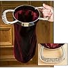 Amazon.com: Red Velvet Silver Brass Handle Church Money Tythe Offering ...