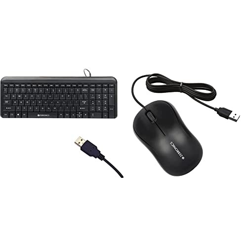Zebronics Zeb-Glide USB Wired Multimedia Keyboard for PC/Laptop with ...