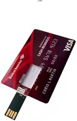 Amazon.com: 128 GB USB 2.0 High Speed Flash Drive Credit Card Design ...