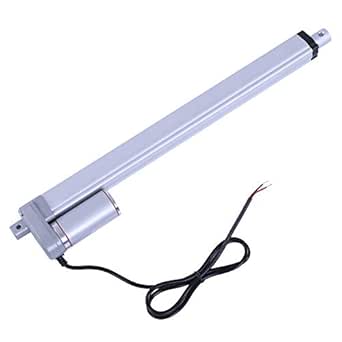 YWBL-WH Actuador Lineal, 1500N Carrera 200-750 Mm 12V Fuerza Levante Soporte de Motor Eléctrico ...