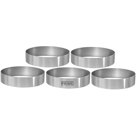 Buy Prime Bakers and Moulders Round Cutting Steel Rings, Burger bun ...