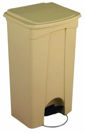 Continental 23BE, 23-Gallon Step-On Polypropylene Waste Receptacle ...