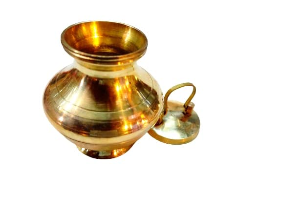 New Pure Brass Small Handy KAMANDAL/LOTA/Brass Pot/for PUJA ARAGH JAL ...