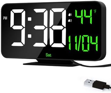Amazon.com: Königswerk Digital Alarm Clock, LED Electronic Clocks Large ...