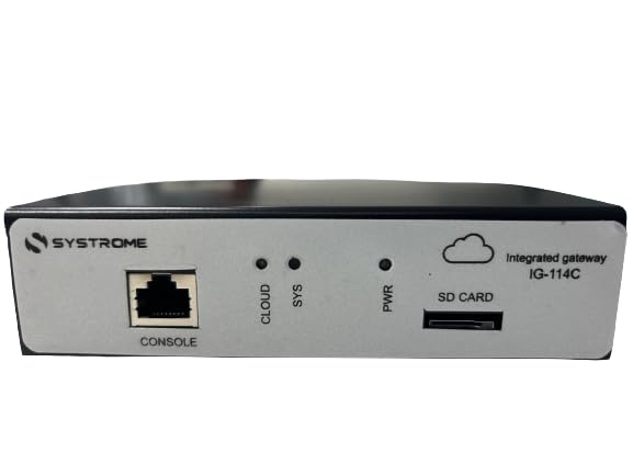 IG-114C Systrome Integrated Gateway with 1x GE WAN, 4xGE LAN, 1xUSB, 1x ...