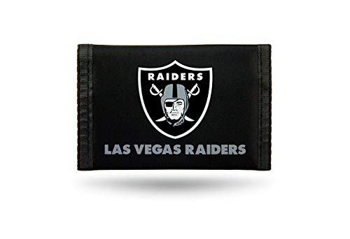 Snapklik.com : NFL Las Vegas Raiders Nylon Tri-Fold Wallet Nylon Tri ...