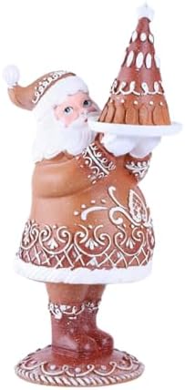 Amazon.com: December Diamonds Gingerbread Village Santa with Dessert ...