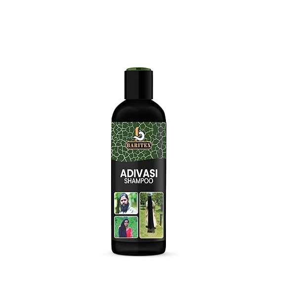 Buy Baritex Adivasi Natural Herbal Shampoo for men & women 100ml. (1 ...