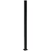 Amazon.com : 2" x 2" x 5 ft. Black Metal Fence 16-Gauge Steel Post with ...