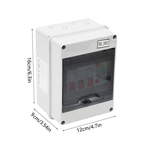 SANON 2 Way Garage Caravan Shed Consumer Unit, Consumer Unit Circuit ...