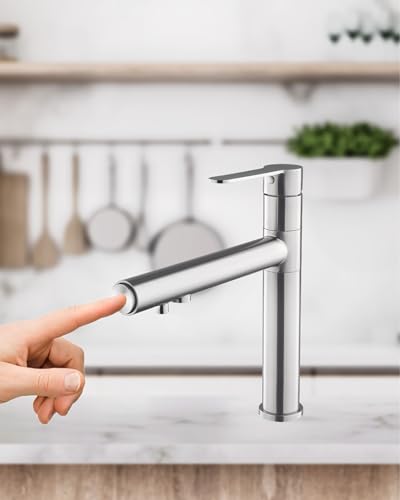 AORA Purius Inox 3-way stainless steel tap, 360 rotating kitchen tap ...