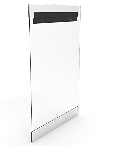 Amazon.com : FixtureDisplays® Clear Frameless Plexiglass Acrylic Wall ...