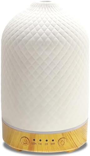 Essential Oil Diffuser Electric Aromatherapy Oil Diffuser 100ml Ceramic ...