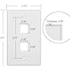 Amazon.com: Cosfox 2 Ports Keystone Wall Plate, for Ethernet, RJ45 Low ...