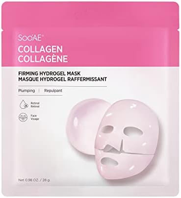 Amazon.com : SOOAE Collagen Firming Hydrogel Mask - Retinol Collagen ...