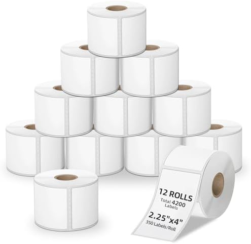 Amazon.com : AKOGIRSE 2.25x4 inch Direct Thermal Labels, Shipping ...