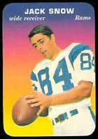 1970 Topps super glossy (Football) Card# 11 Jack Snow of the Los ...